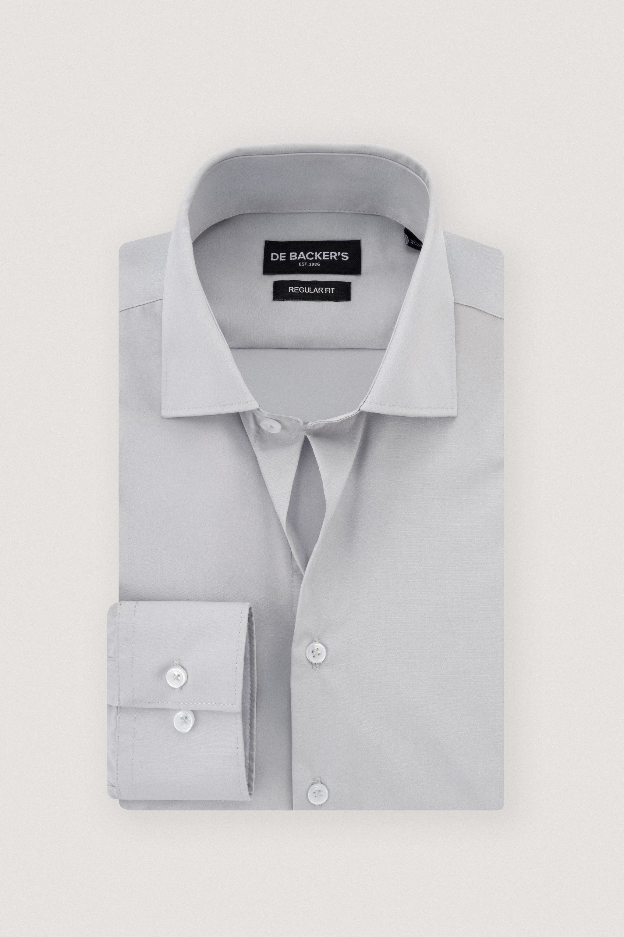 Solid Black Dacron Classic Shirt | Debackers